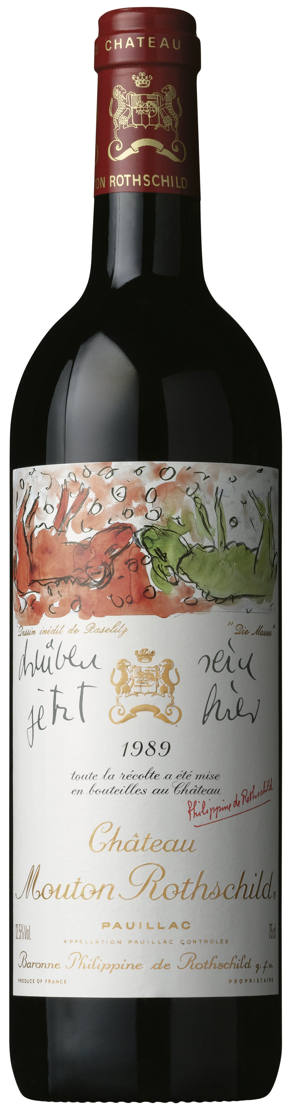 Mouton Rothschild bouteille 1989 - Château Mouton Rothschild
